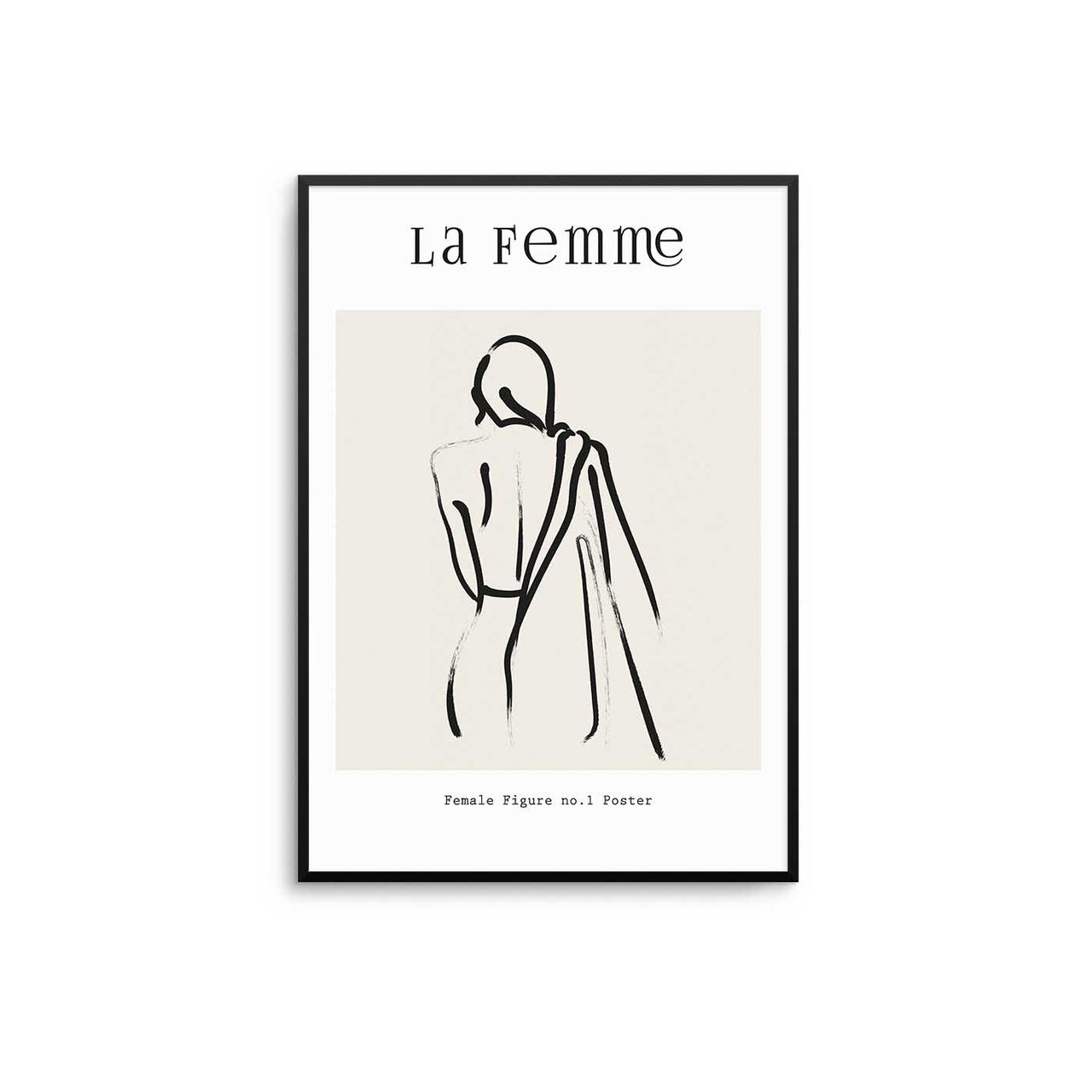 La Femme Lines Poster – D'Luxe Prints