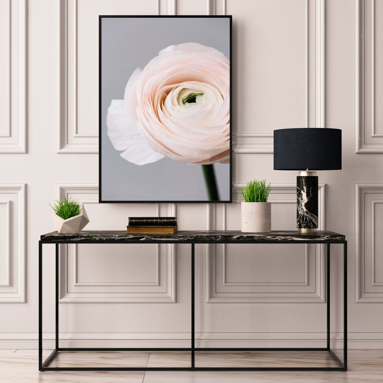 Blush Ranunculus Flower Print – D'Luxe Prints