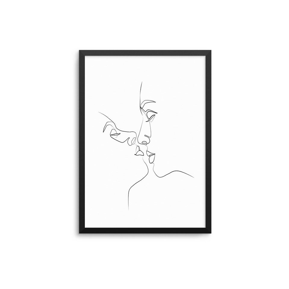 Lovers Outline – D'Luxe Prints