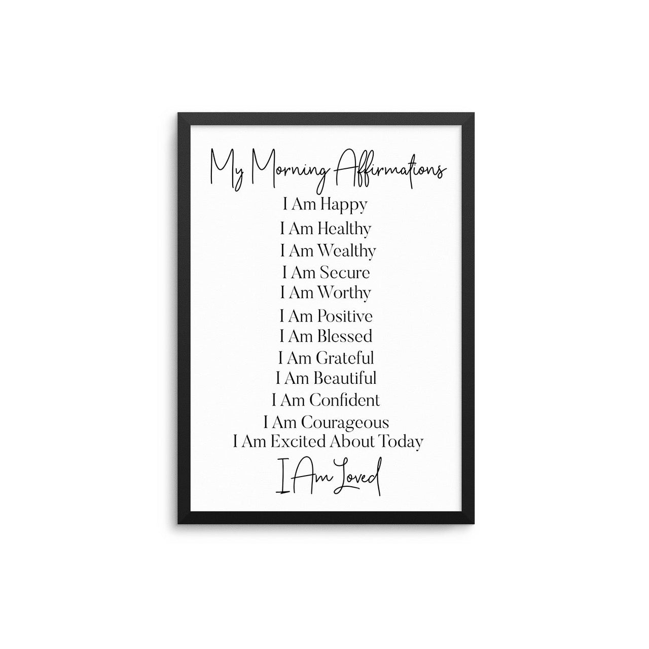 Morning Affirmations Print – D'Luxe Prints