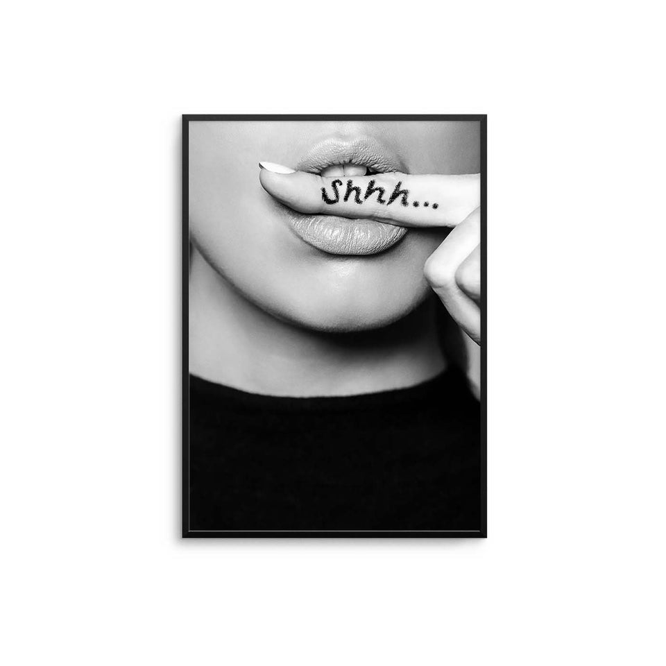 Shhh Poster – D'Luxe Prints